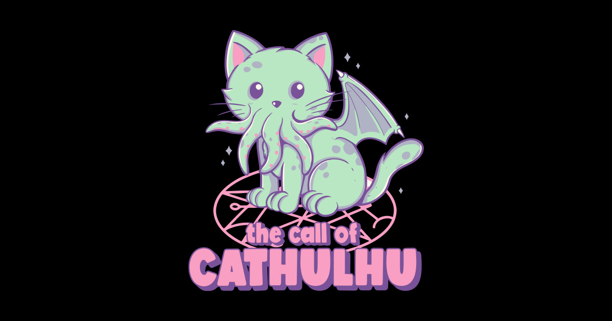 The Call Of Cathulhu - Cat - Sticker | TeePublic