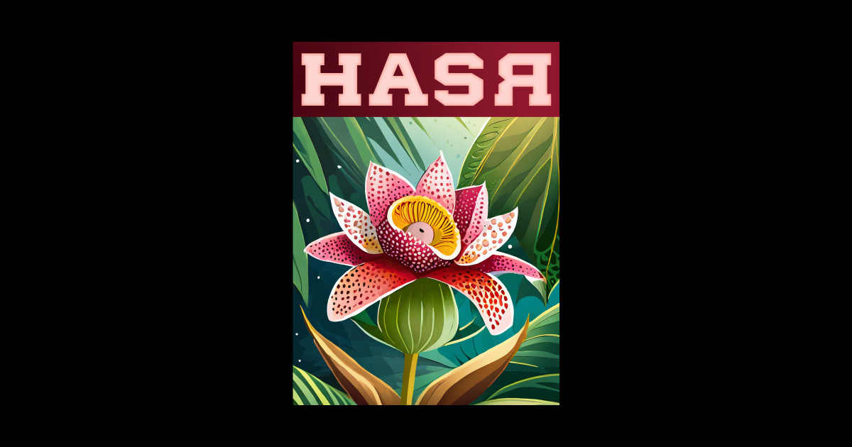 Flower Rafflesia (Design 1) - Flower - Sticker | TeePublic