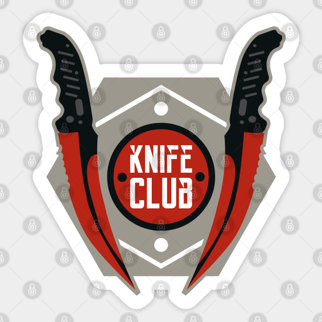 CSGO Knife Club - Flip Knife - Csgo - Sticker | TeePublic