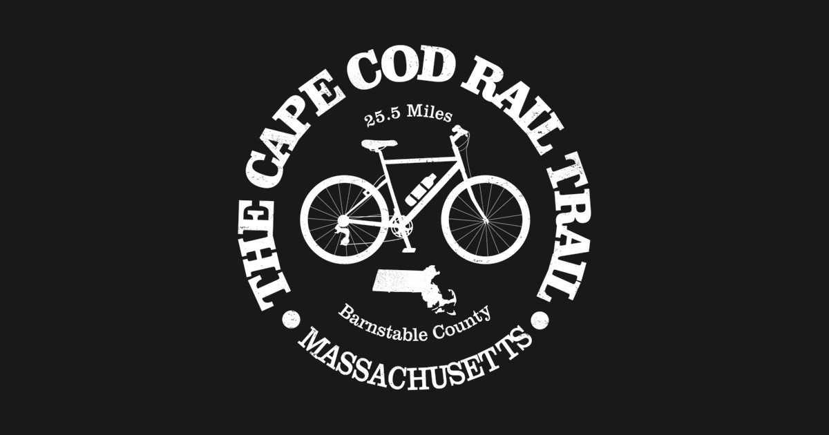 Vintage Nature Cape Cod Rail Trail Cycling Mountain Hiking - Cape Cod ...