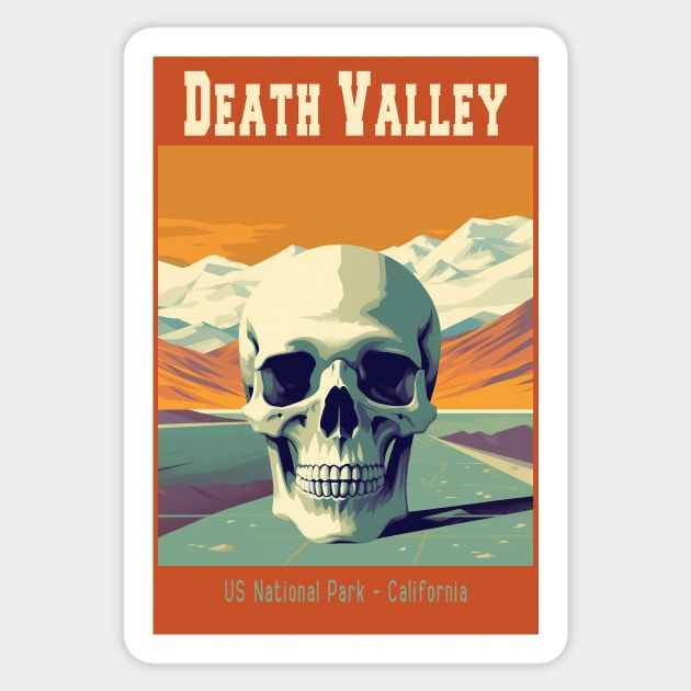 Death Valley National Park Vintage Travel Poster - Death Valley ...