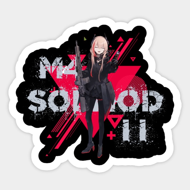 M4 SOPMOD II - Girlsfrontline - Sticker | TeePublic