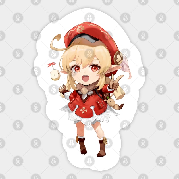 Klee Genshin Impact - Klee - Sticker | TeePublic