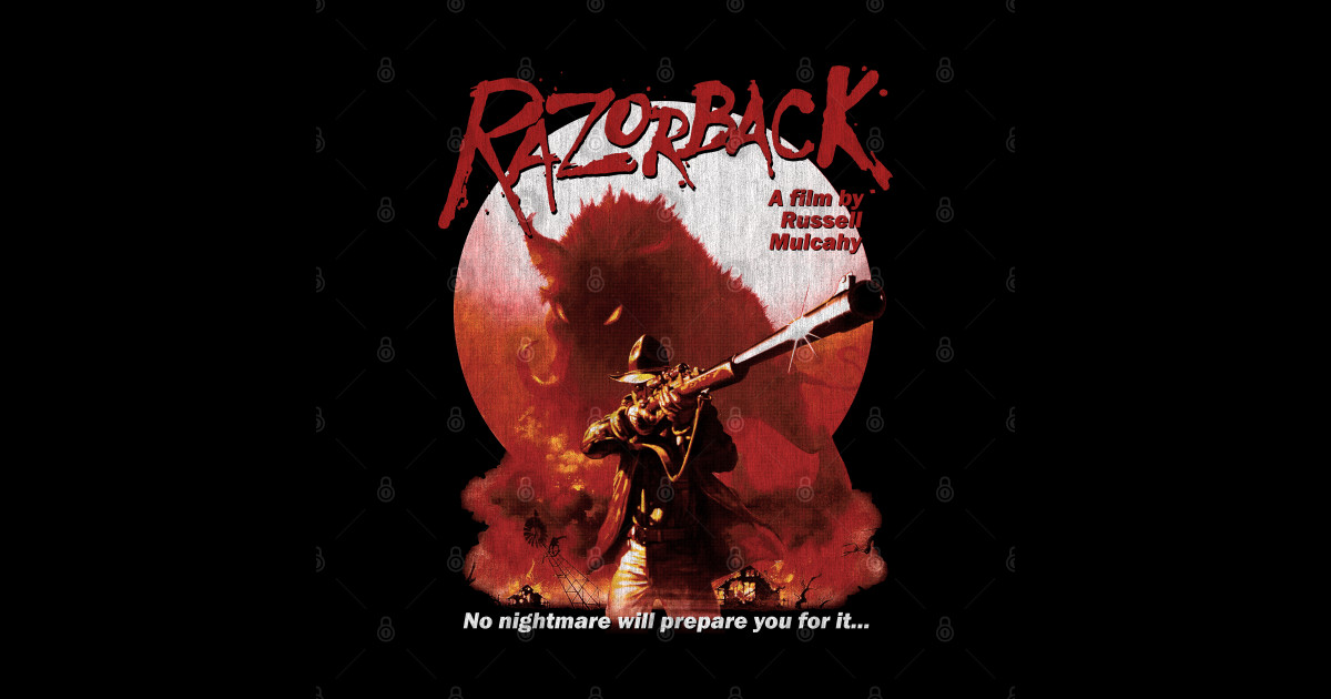 Razorback, Cult Classic, Horror Movies - Razorback - Sticker | TeePublic