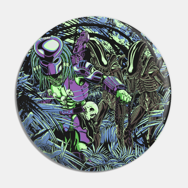 Welcome to the jungle Predator (neon) - Alien Versus Predator - Pin ...