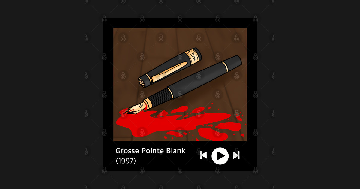 Grosse Pointe Blank Spotify Cover Image - Movie Soundtrack Art - T ...