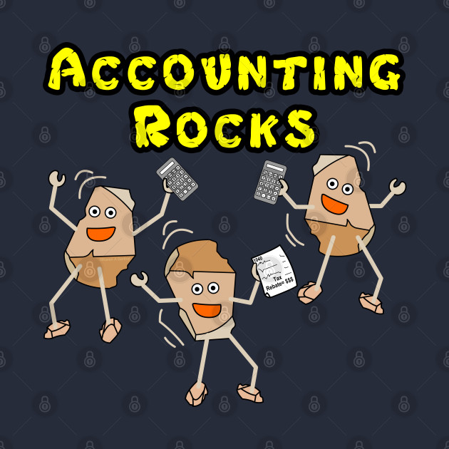 Accounting Rocks Light - Accountanting - T-Shirt | TeePublic