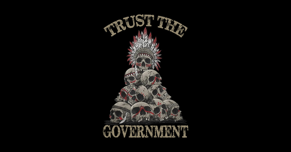 Trust the Government Skull Pyramid Statement - Anarchy - Sticker ...