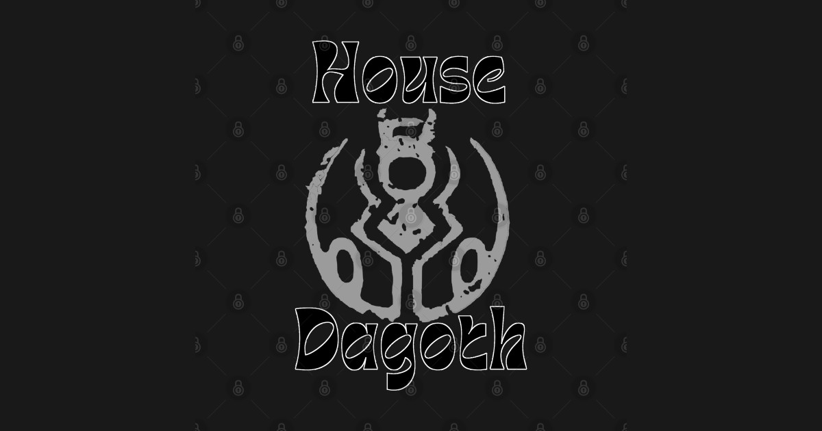 House Dagoth Pocket Grey Sigil Joke Design - Morrowind - T-Shirt ...