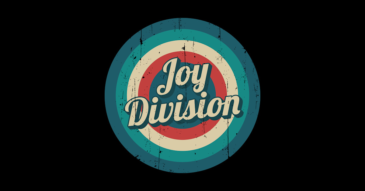Circle Retro Joy Division - Joy Division - Sticker | TeePublic