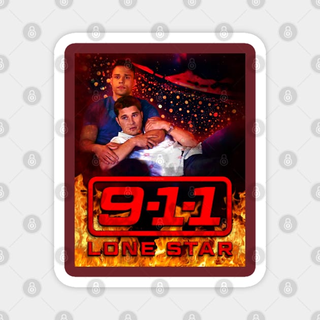 9-1-1: Lone Star - Tarlos - TK Strand & Carlos Reyes - 9 1 1 - Magnet ...