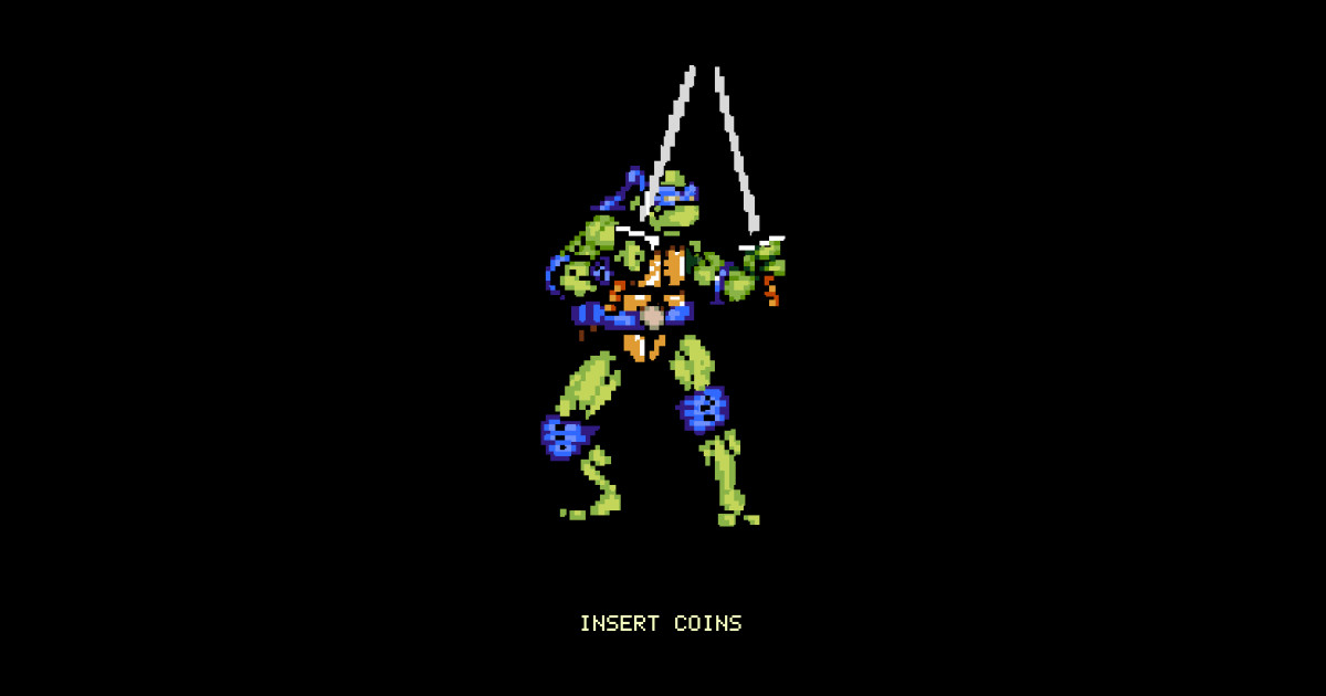 8-Bit Turtle Power - Ninja - Sticker | TeePublic