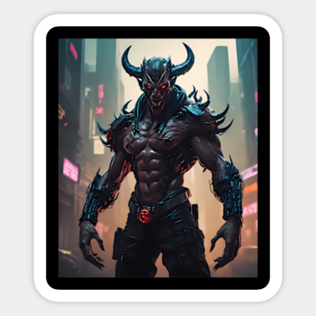 Cyberpunk Demon Aesthetic Futuristic - Cyberpunk Demon Aesthetic ...