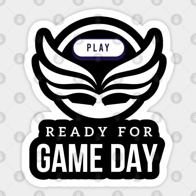 Ready For Game Day - Gamer - Sticker | TeePublic