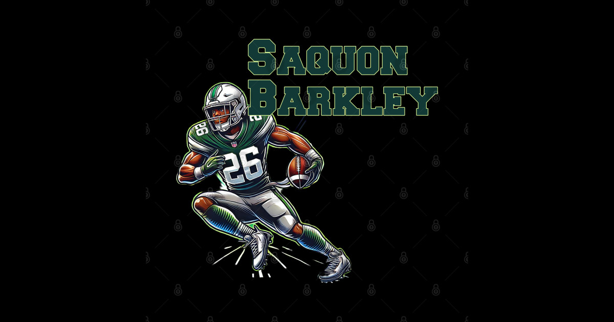 Saquon-Barkley - Saquon Barkley - Sticker | TeePublic