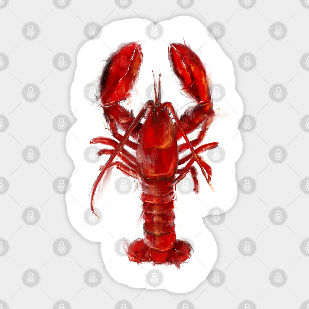 Lobster - Lobster - Sticker | TeePublic