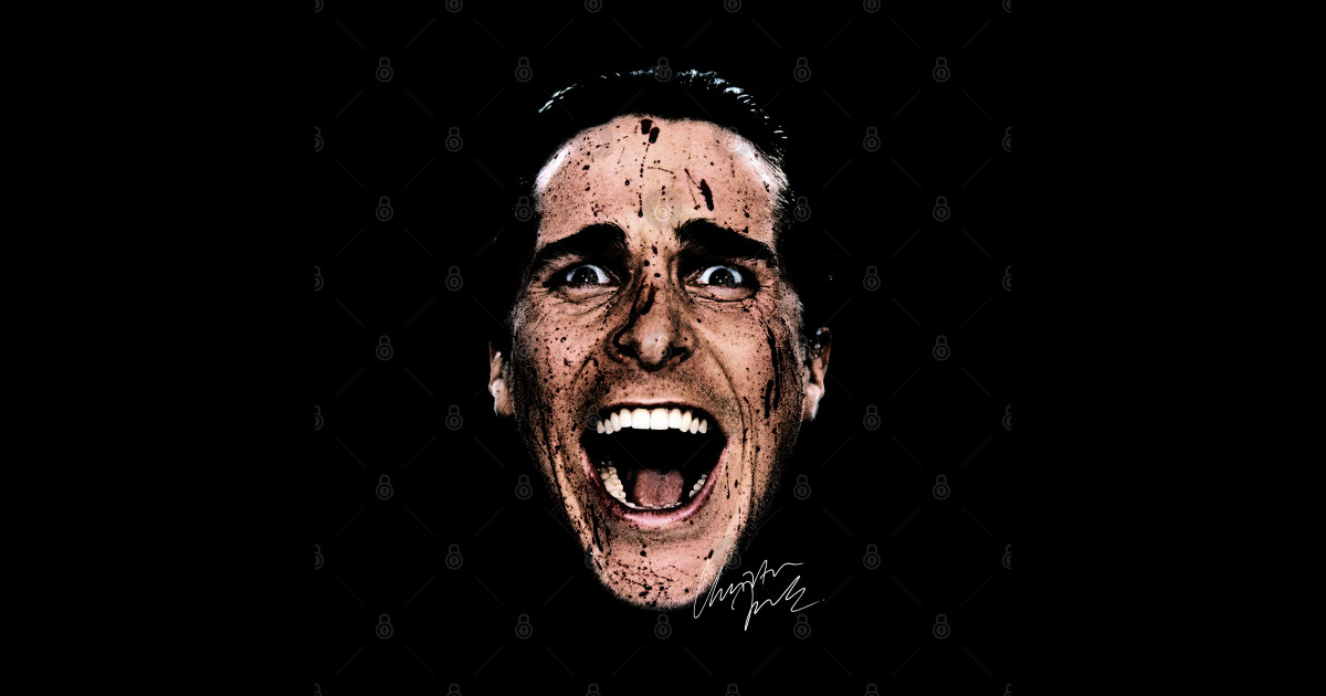 American Psycho Graphic - American Psycho - Sticker | TeePublic