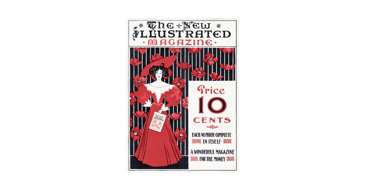 The New Illustrated Magazine (1890–1900) - Vintage Magazine - T-Shirt ...
