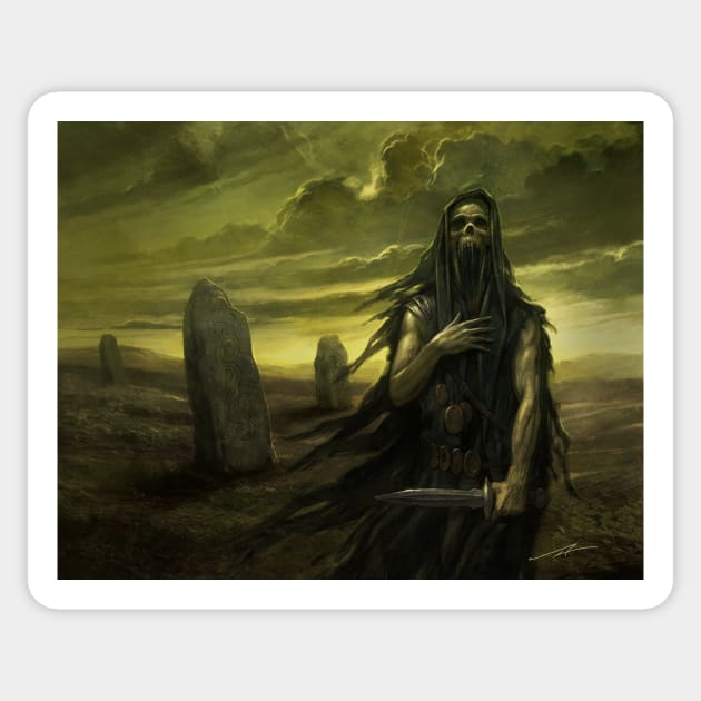 Druid Ghost - Horror - Sticker | TeePublic