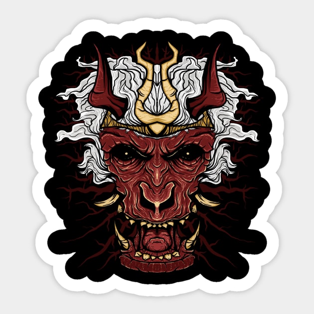 Oni Monkey King - Monkey King - Sticker | TeePublic