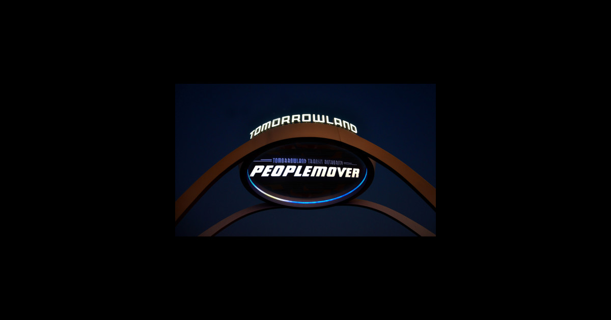 People mover in Tomorrowland arch design - Face Mask Design - Sticker ...