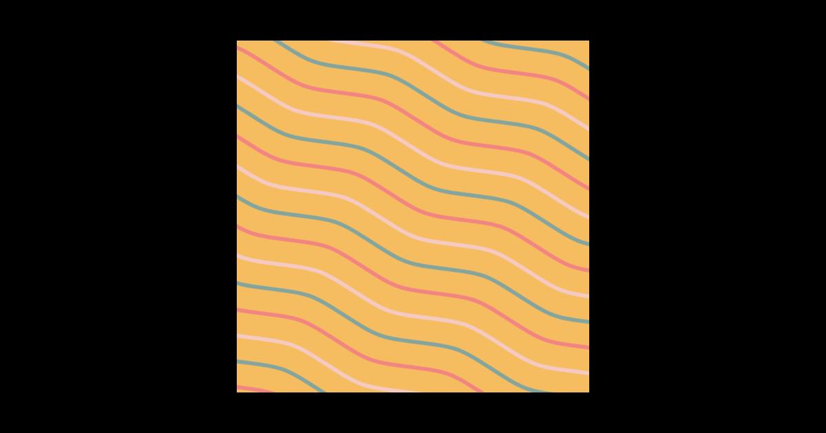 Christmas wave line pattern - Pattern - Sticker | TeePublic