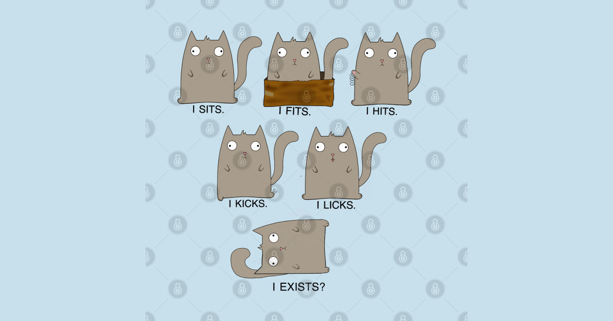 Alfred the cat - Funny Cat - T-Shirt | TeePublic