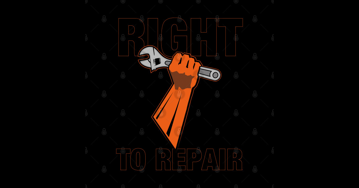Right To Repair - Rights For All - Sticker | TeePublic