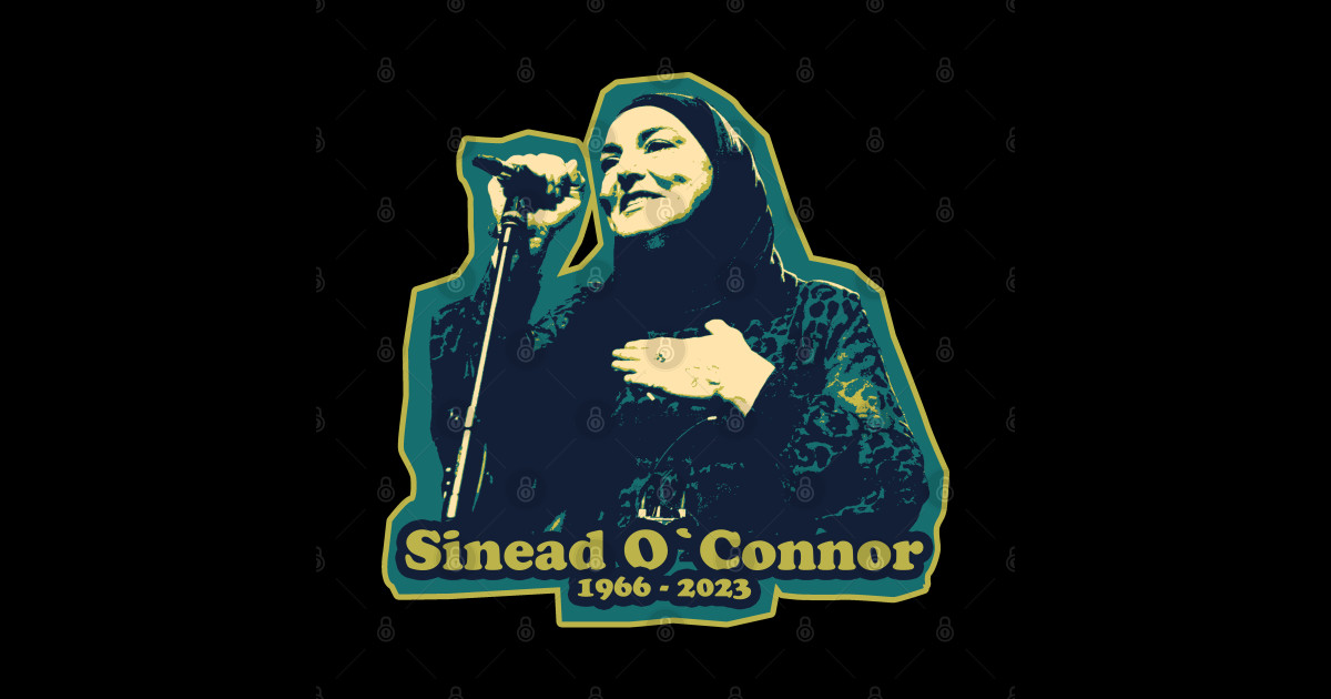 Sinead o'connor retro - 1966-2023 - Sinead Oconnor - Pin | TeePublic