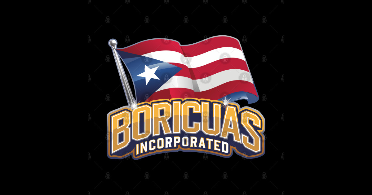 BORICUAS INCORPORATED LOGO #13 - Puerto Rican - Sticker | TeePublic