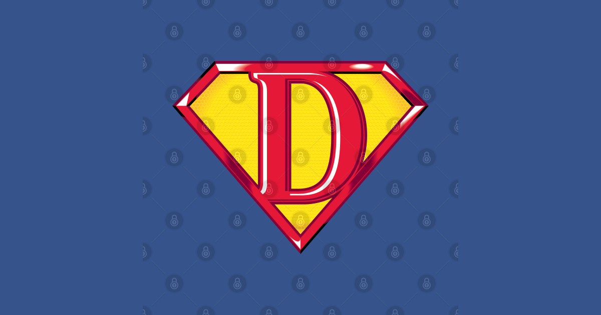 Super D - Superhero - T-Shirt | TeePublic