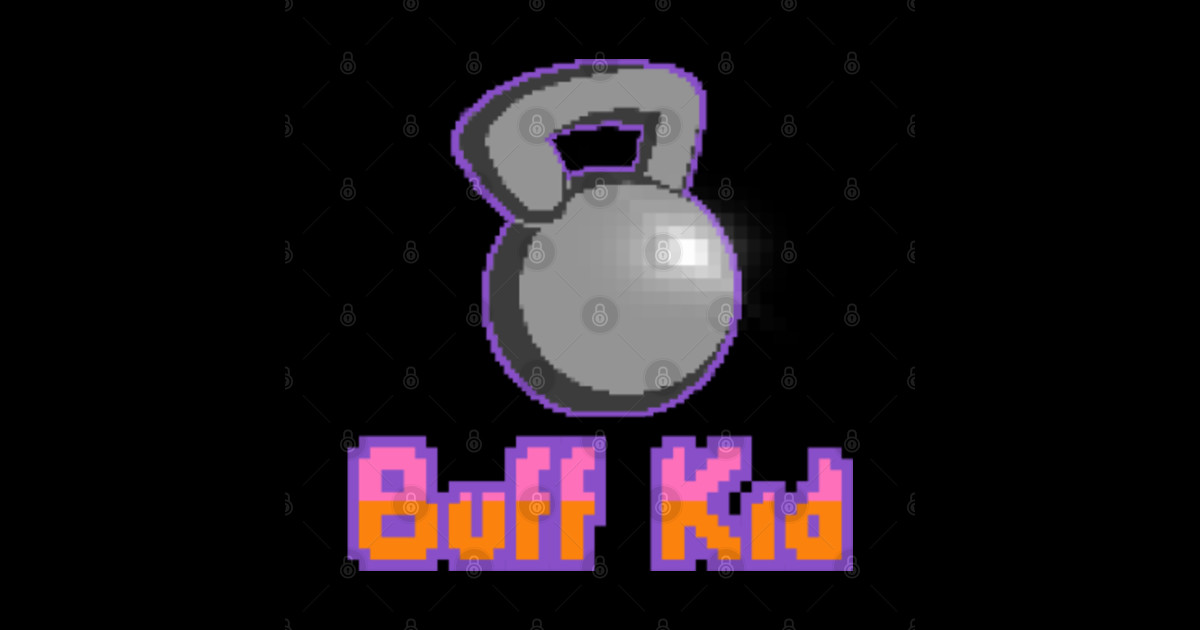 Buff Kid 8-Bit #1 - Gym - Posters and Art Prints | TeePublic
