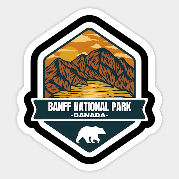 Banff National Park - Banff National Park - Sticker | TeePublic