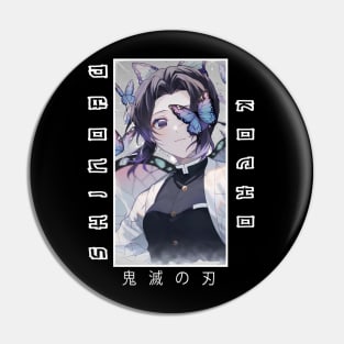 Demon Slayer Hashira Shinobu Kochu Pins and Buttons for Sale | TeePublic