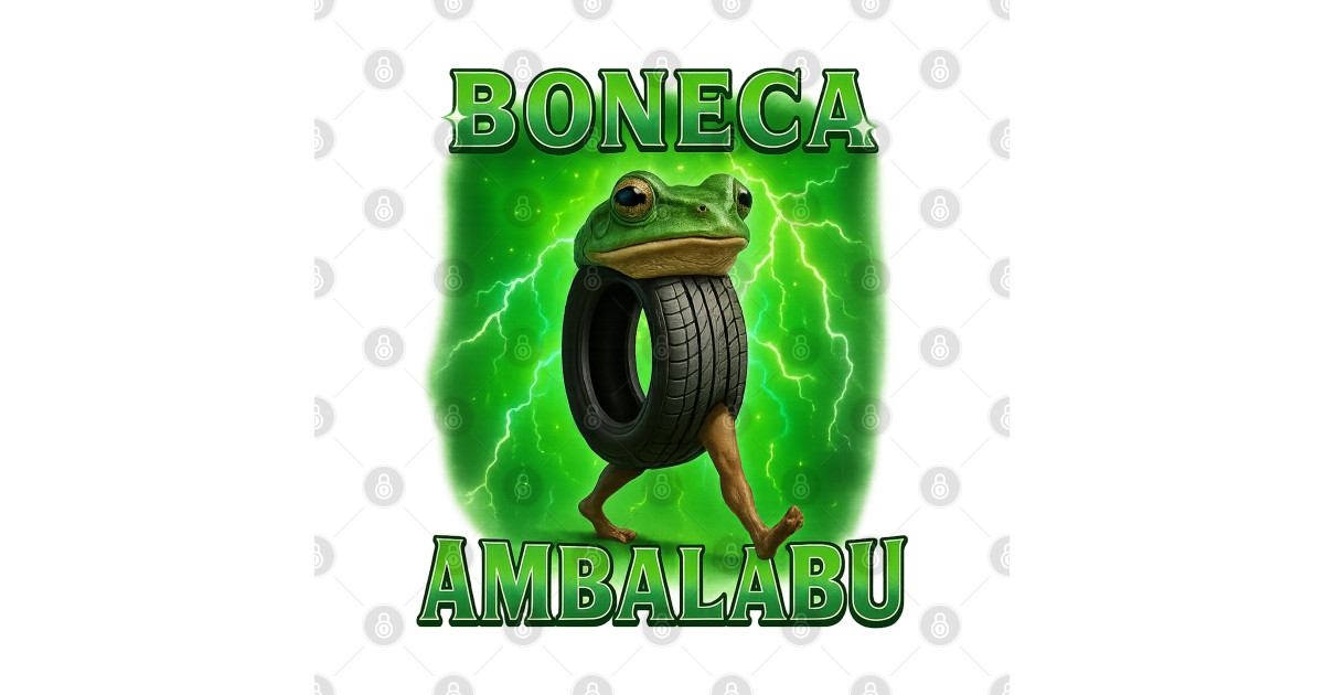 Boneca Ambalabu Italian Brainrot Meme Frog With Feet Bootleg - Boneca ...