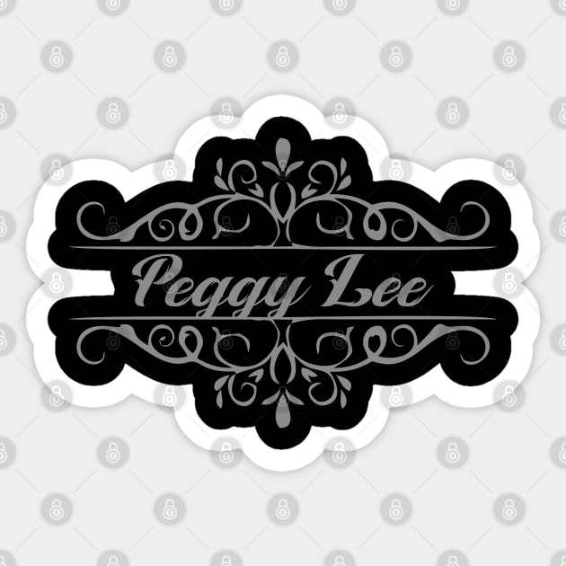 Nice Peggy Lee - Peggy Lee - Sticker | TeePublic