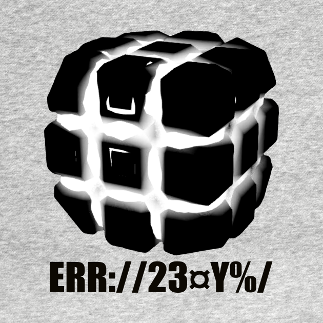 ERROR CUBE ERR://23¤Y%/ - Deep Rock Galactic - T-Shirt | TeePublic