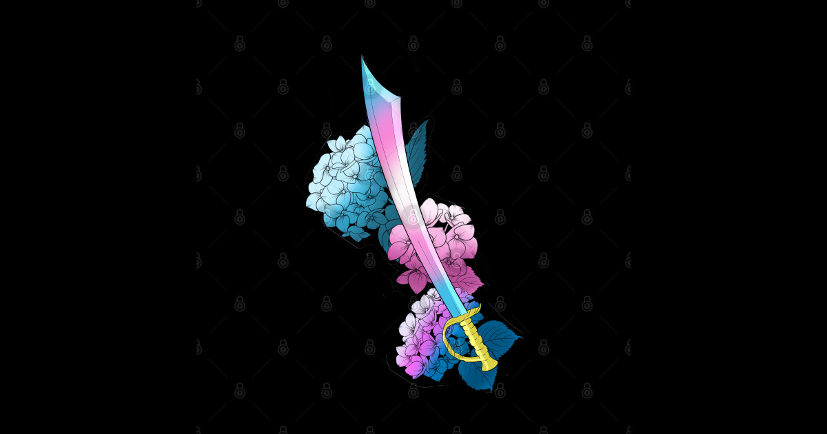 Trans sword - Transgender - T-Shirt | TeePublic
