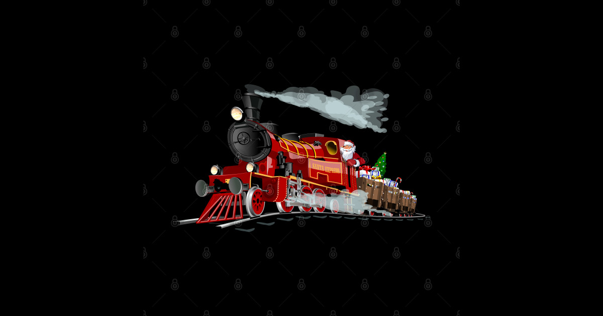 Santa express - Christmas - Sticker | TeePublic
