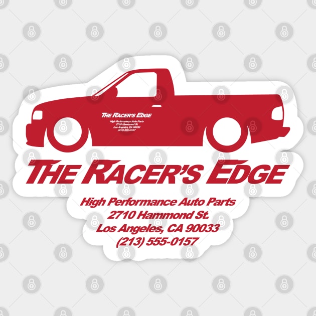 The Racer's Edge Classic V2 - Fast And Furious Movie - Sticker | TeePublic
