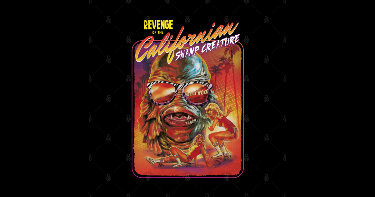 Californian Swamp Creature - Swamp Thing - Sticker | TeePublic