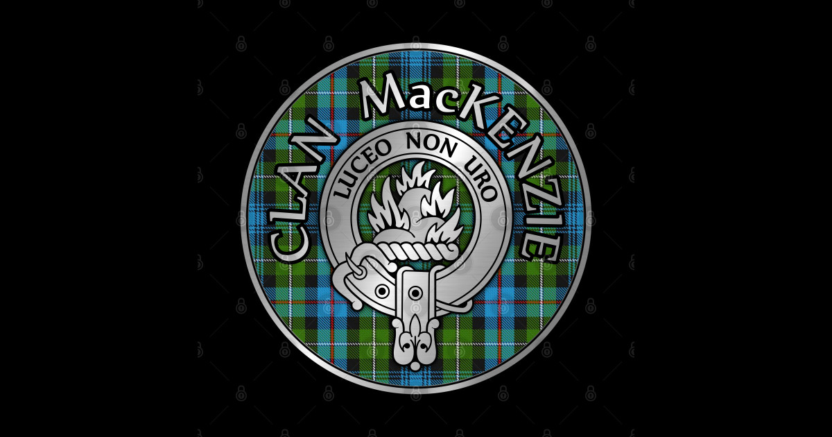 Clan MacKenzie Crest & Tartan - Mackenzie - Posters and Art Prints ...
