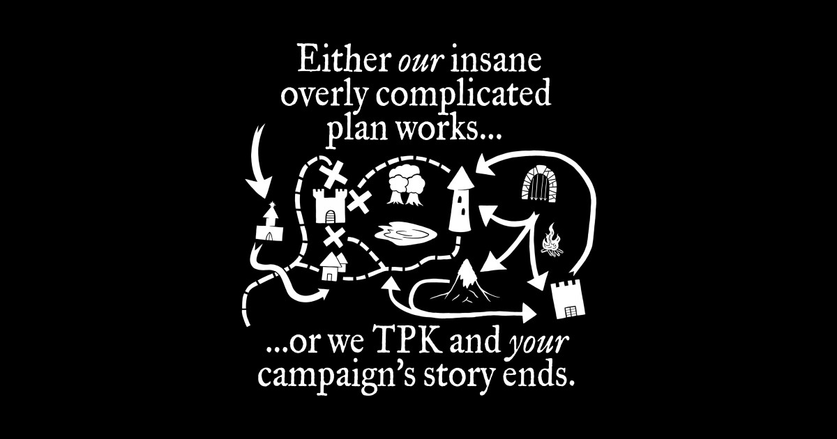 Insane Overly Complicated Plan - Complicated Plan - Sticker | TeePublic