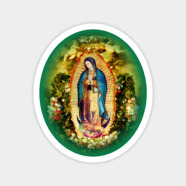 Our Lady of Guadalupe Mexican Virgin Mary Mexico Aztec Tilma 20-105 ...
