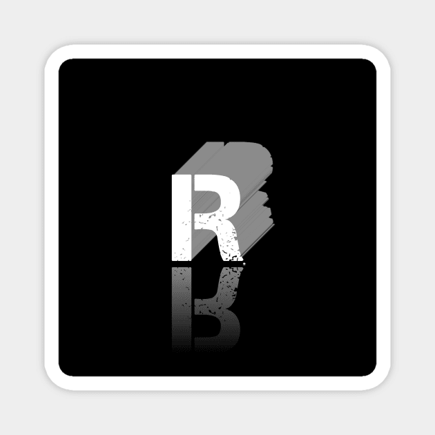 Letter R - Letter R - Magnet | TeePublic