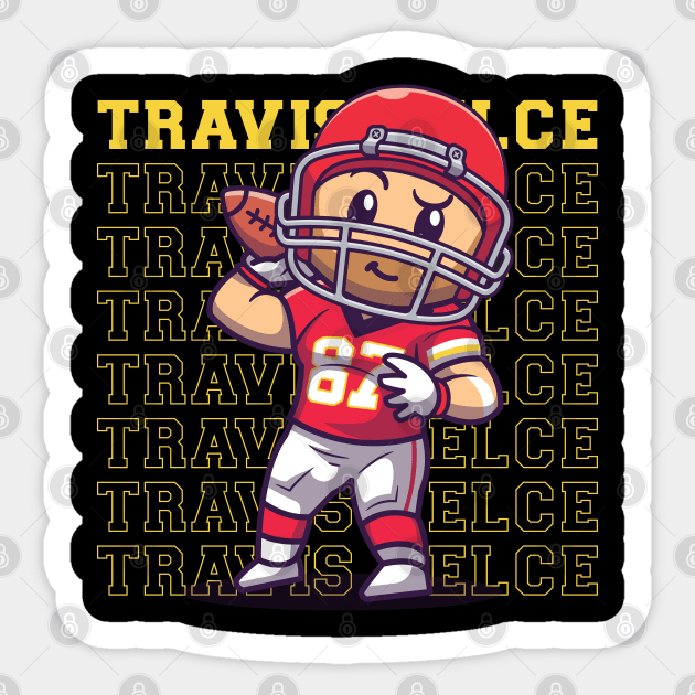 travis kelce - Travis Kelce - Sticker | TeePublic