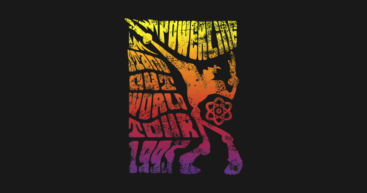 Powerline Band Concert vintage - Powerline - T-Shirt | TeePublic