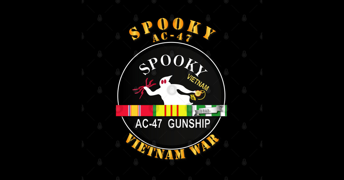 Spooky AC - 47 - Vietnam War w SVC Ribbons - Spooky Ac 47 Vietnam War W ...