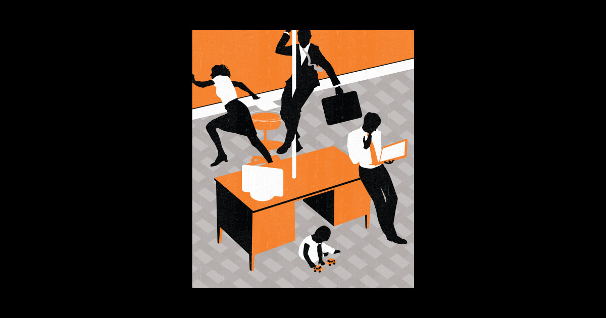 Hot desking - Office - Sticker | TeePublic