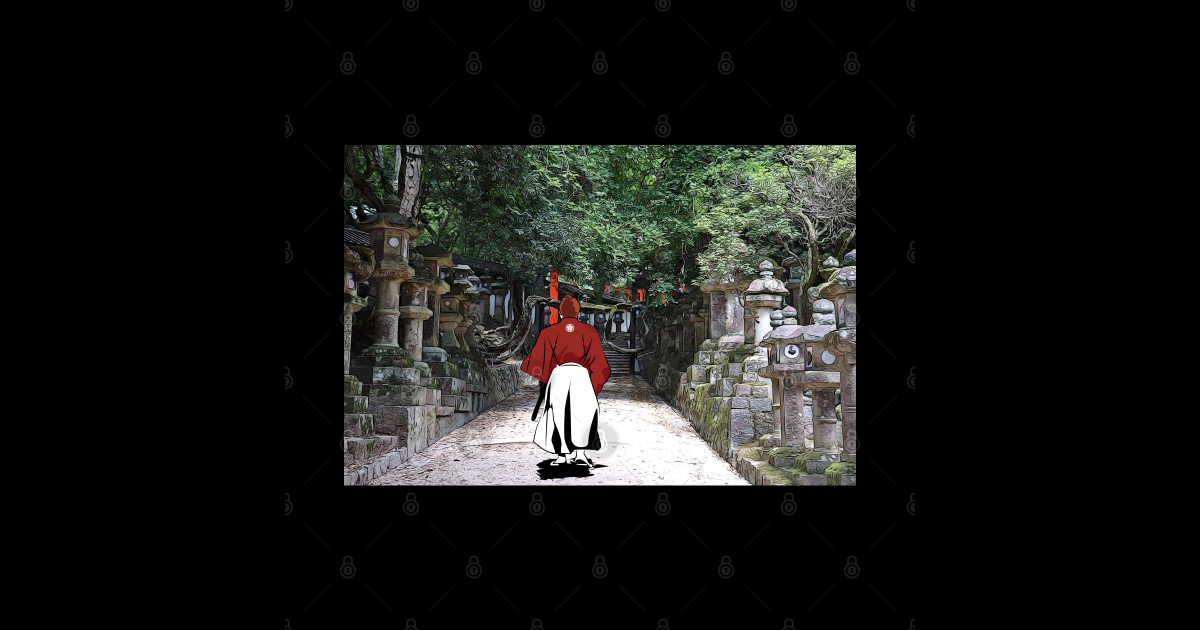 Jinja he Samurai - Japanese Samurai Warrior - Posters and Art Prints ...